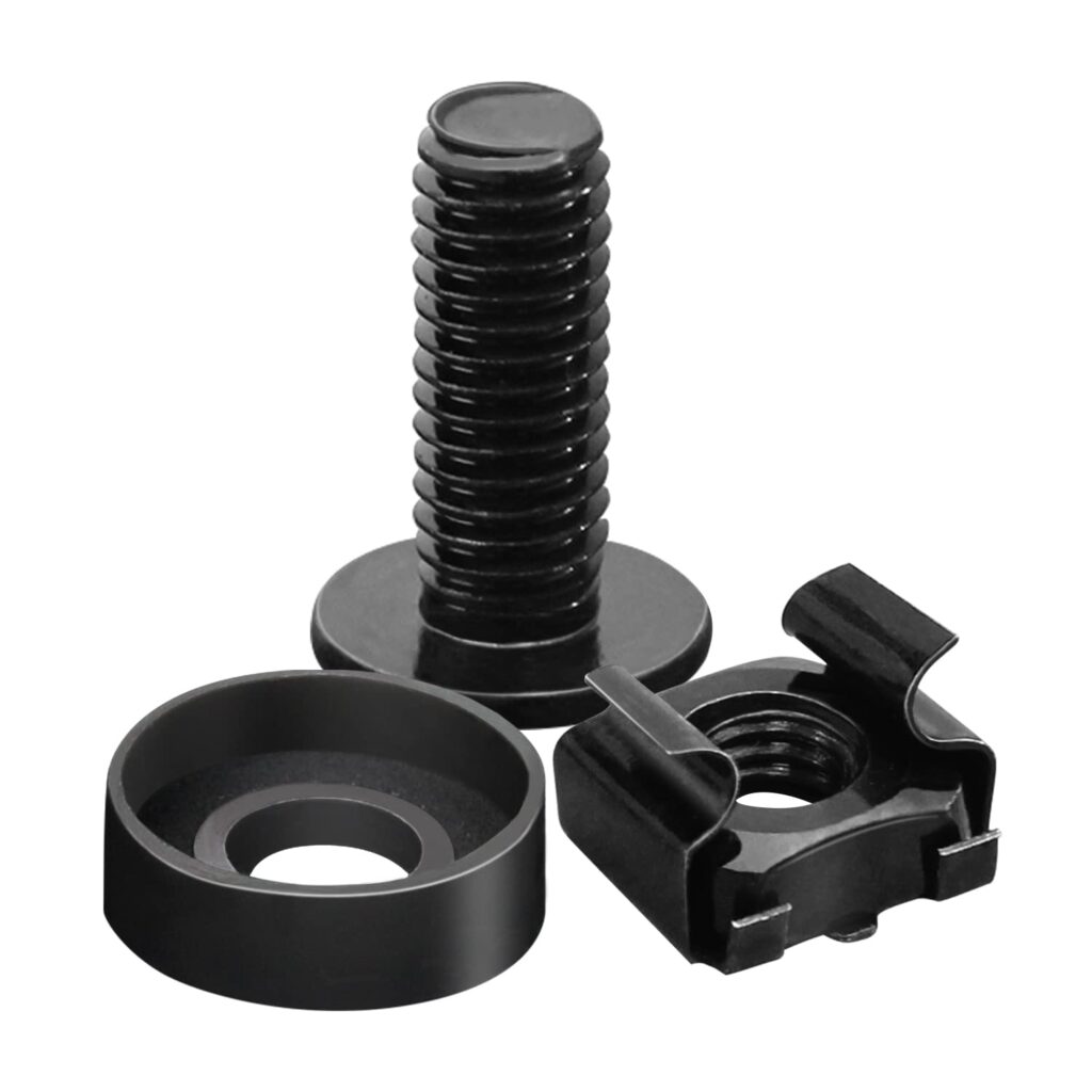 Protech 25 Pcs Cabinet M6 Screw And Cage Nut Set — Tech vision Electronics