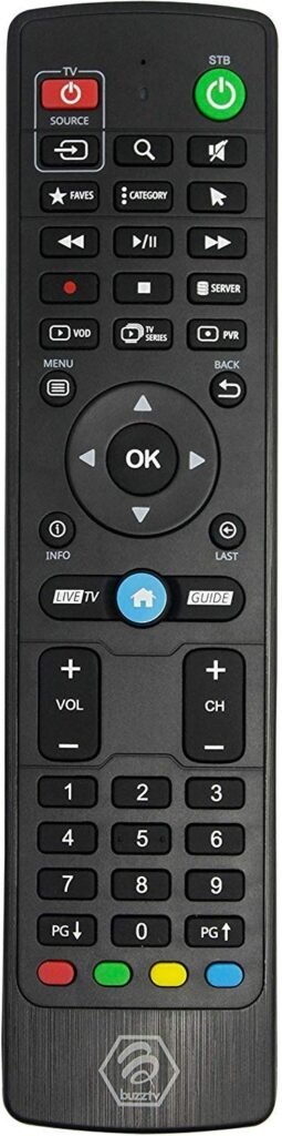 BuzzTV XR4000 / XRS4000 IR Remote Control — Tech Vision Electronics