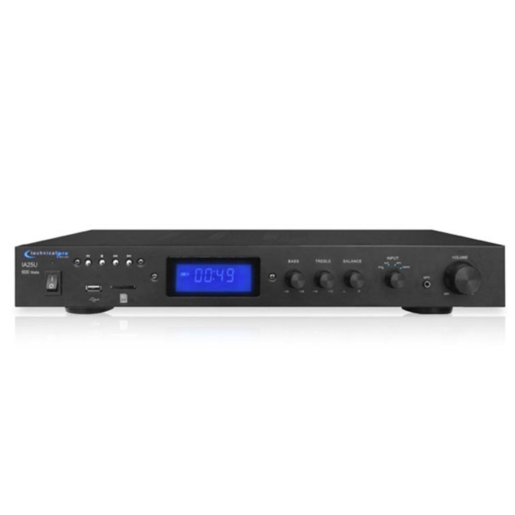 Technical Pro IA25U Integrated Amplifier with USB and SD Card Inputs ...