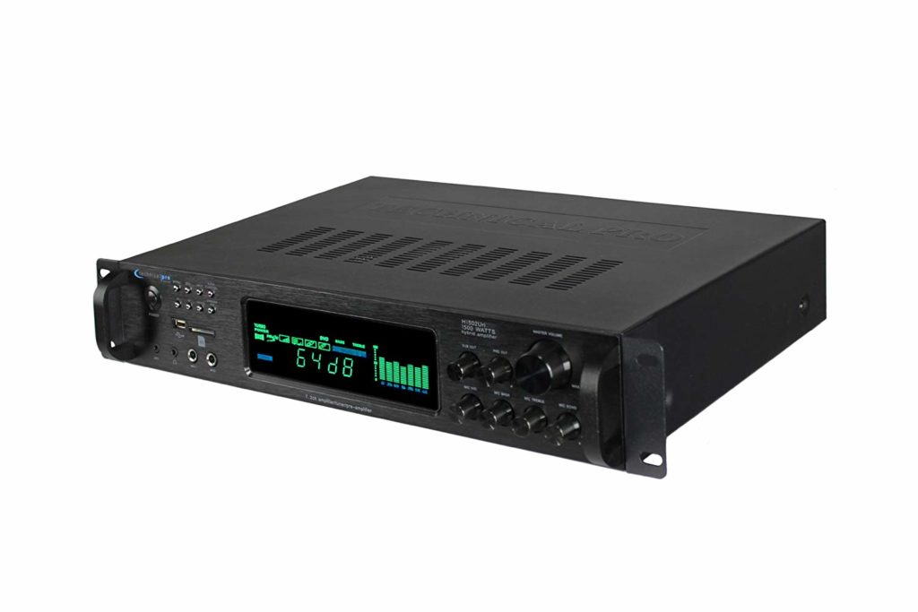 Technical Pro H1502URI Digital Hybrid 1500 Watt Amplifier/Preamp/Tuner ...