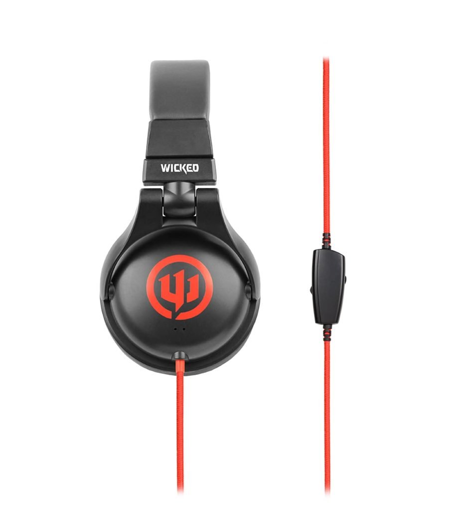 Wicked Audio Headphones Solus - Black/Red — Tech Vision Electronics