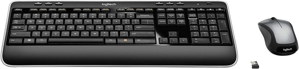 Logitech K520 Wireless Keyboard Mouse Combo, English Refurbished — Tech ...