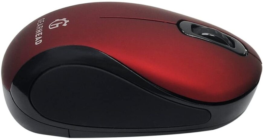 Gear Head Universal Wireless Optical Mouse Bluetooth, Red MBT9650RED ...
