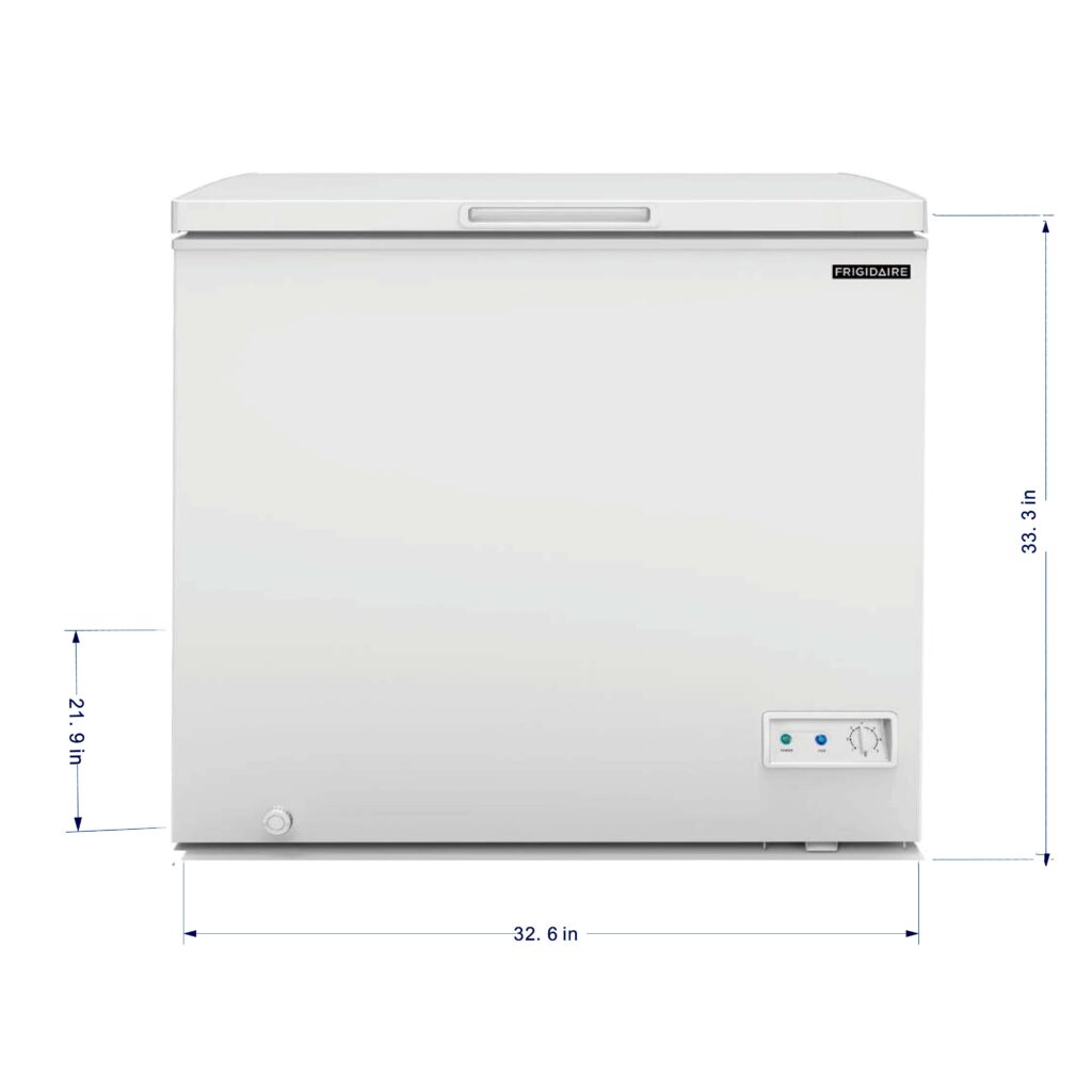 Frigidaire 7.0 Cu. ft. Chest Freezer, EFRF7003, White — Tech Vision ...