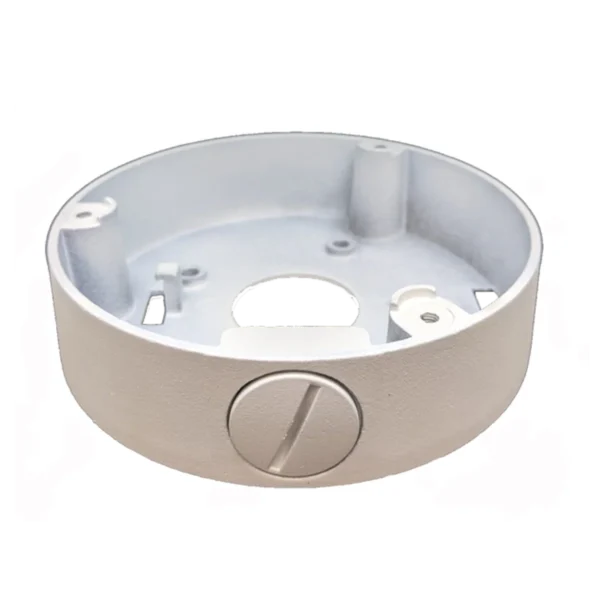 White Junction Box/Mounting Base For Hikvision Turret Camera Plastic ...