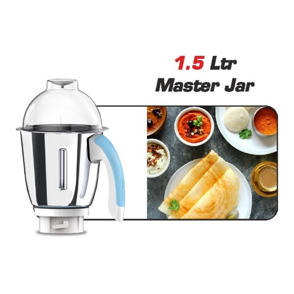 Vidiem Versa Pro 750W / 5 Stainless Steel Jars - Indian Mixer Grinder ...