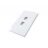 Screwless 2 Port Keystone Jack Wall Plate -White — Tech Vision Electronics