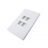 Screwless 4 Port Keystone Jack Wall Plate -White — Tech Vision Electronics